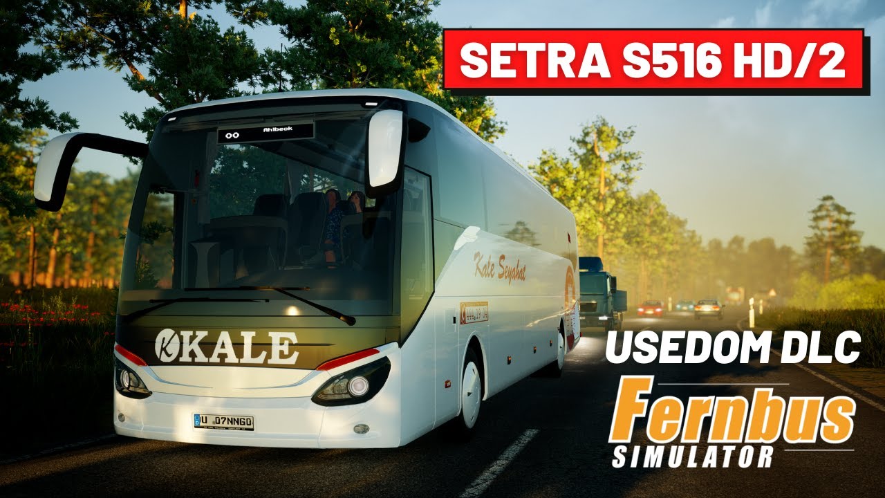 FERNBUS SIMULATOR | USEDOM DLC | STRALSUND-AHLBECK | SETRA S516 HD/2 ...