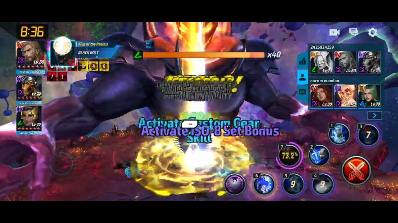 Thor vs speed Dormammu [Marvel Future Fight] - YouTube