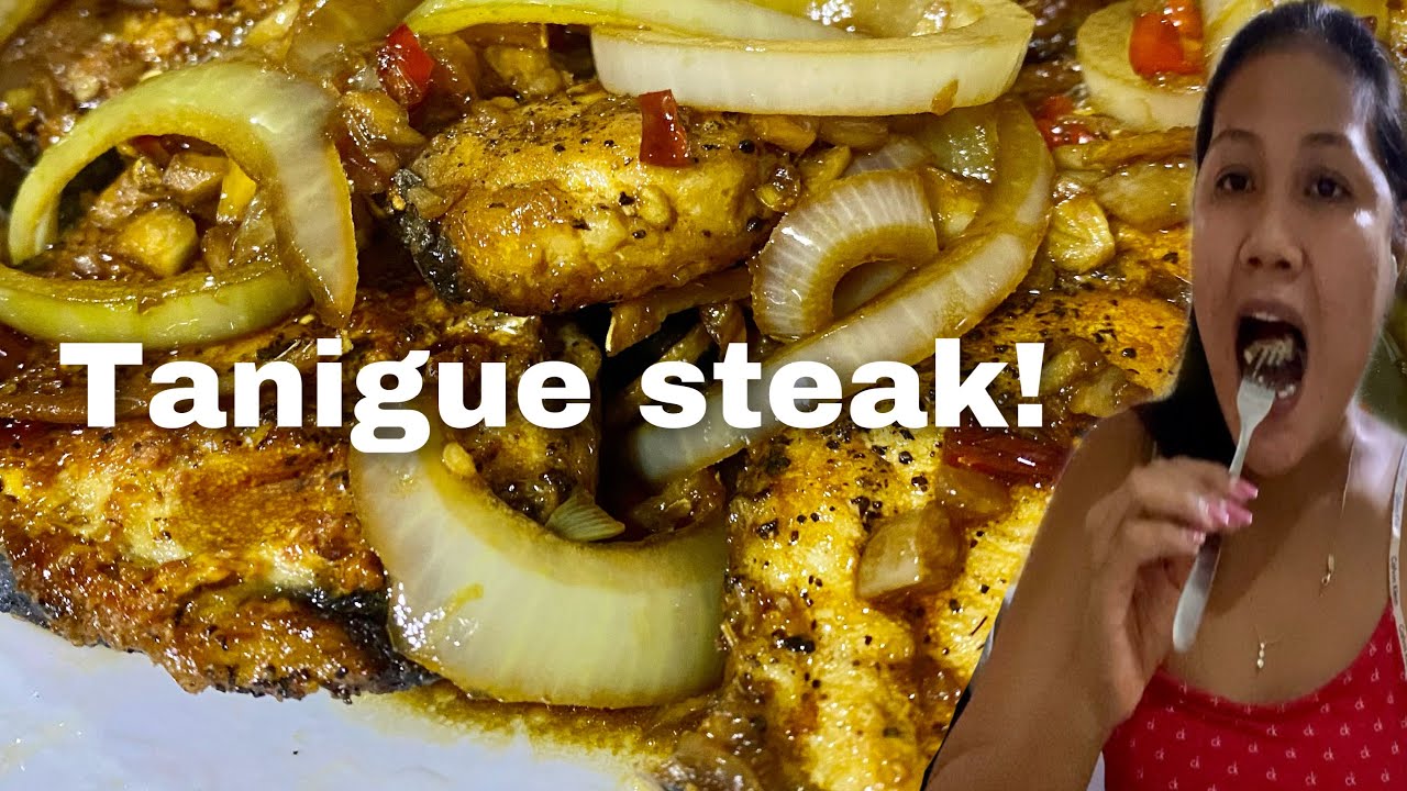 Tanigue steak Angie’s version|1st time eating this fish|Masarap 😋 - YouTube