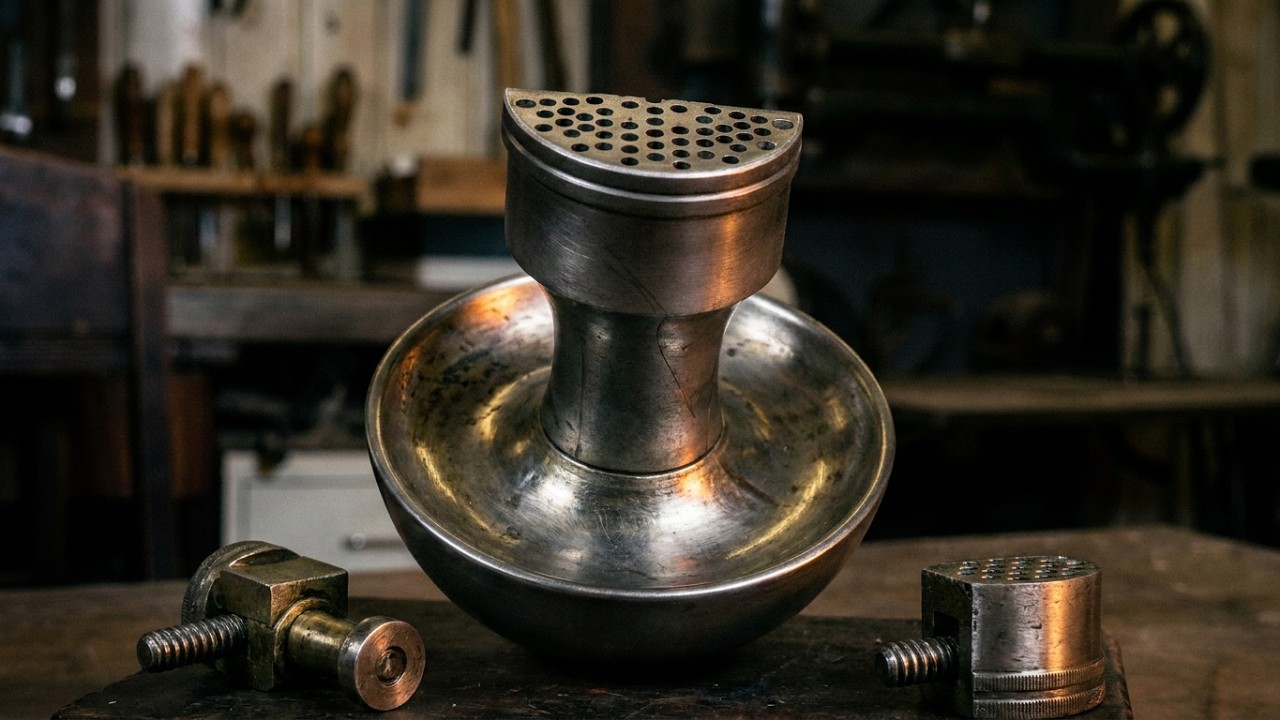 Engraving Ball Vise Restoration - YouTube