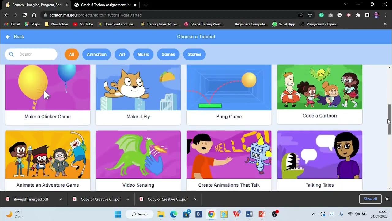 Grade 5 Intro to Scratch - YouTube