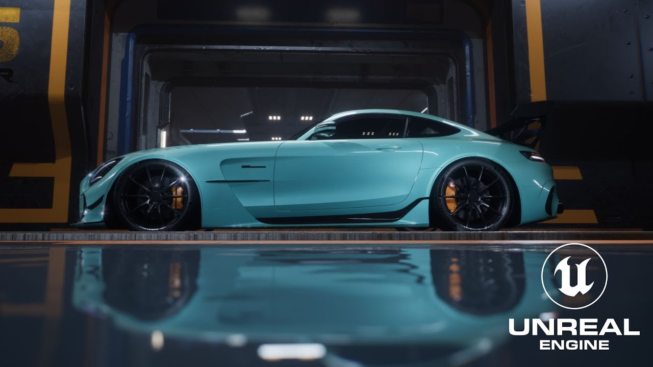 MERCEDES AMG GT - UNREAL ENGINE 5 CINEMATICS - YouTube