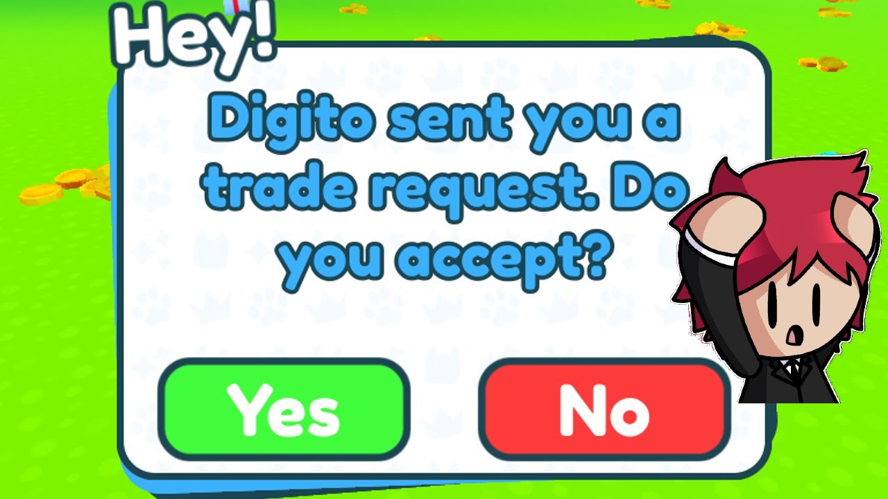 Digito Sent Me a Trade Request In Pet Simulator X But Then.. - YouTube