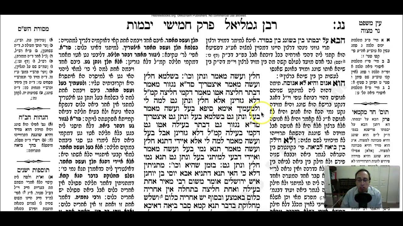 Yevamos Daf 53b Daf Yomi Gemara (Talmud) Mesechet Yevamot - YouTube