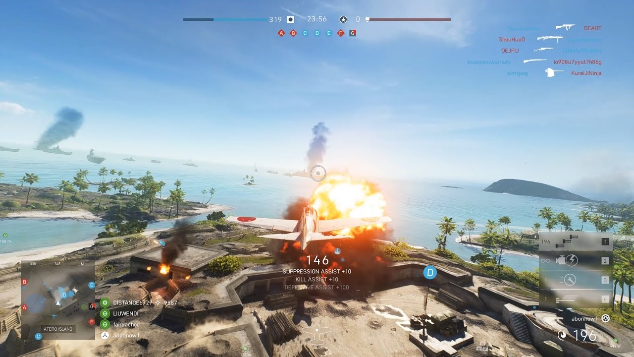 Having fun in a Zero: Battlefield V - YouTube