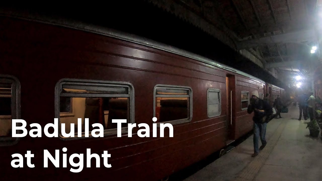 Train No. 1007 Badulla Express Arriving to Bandarawela Railway Station ...