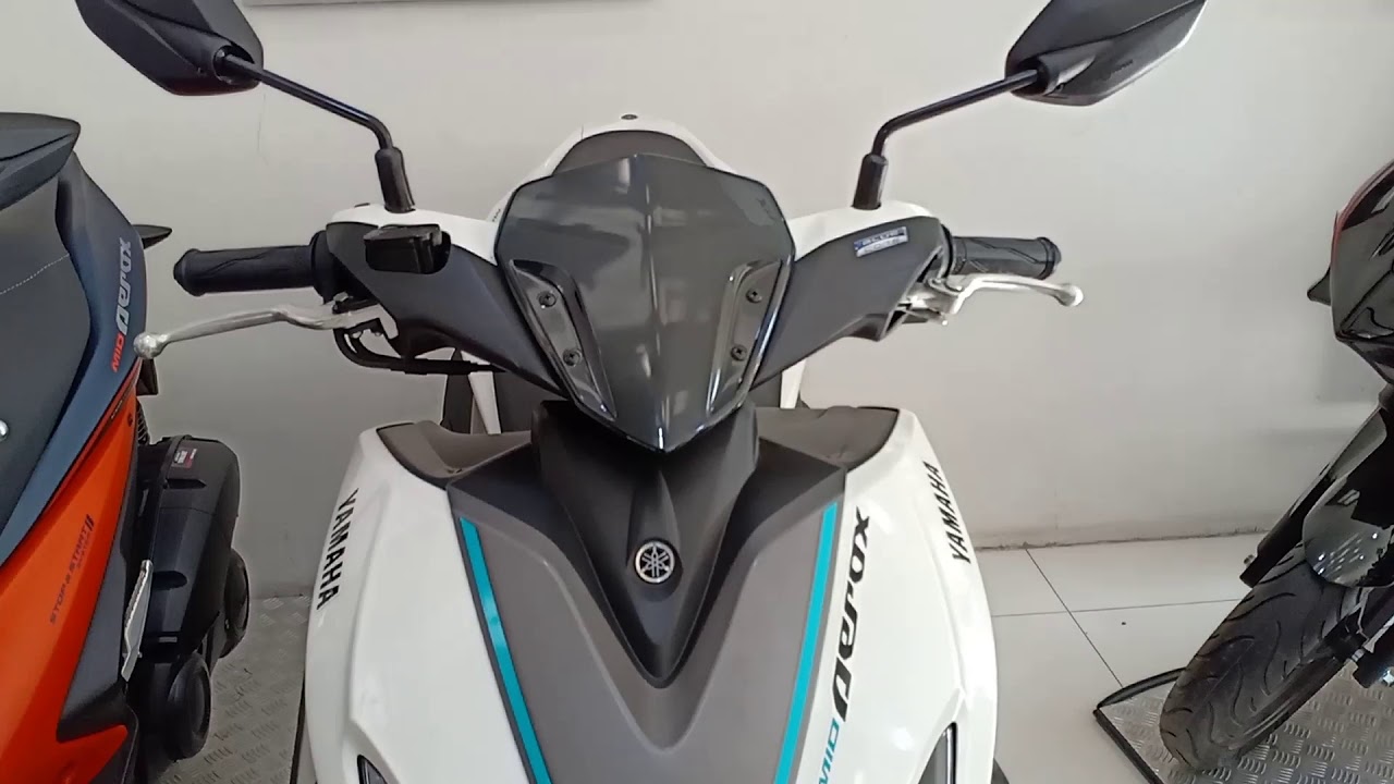YAMAHA "AEROX WHITE W/ ABS 2019" - YouTube