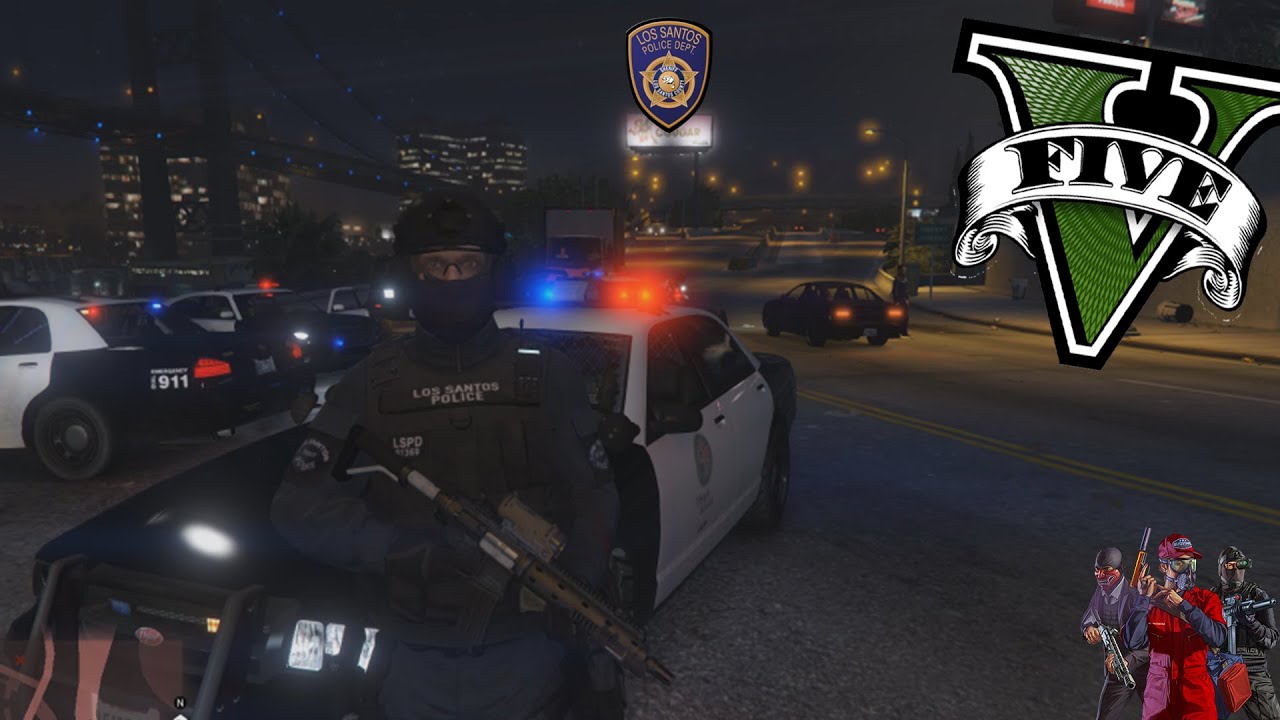 GTA 5 POLICE - LSPDFR / City Patrol of 2023 / Protecting the city from ...