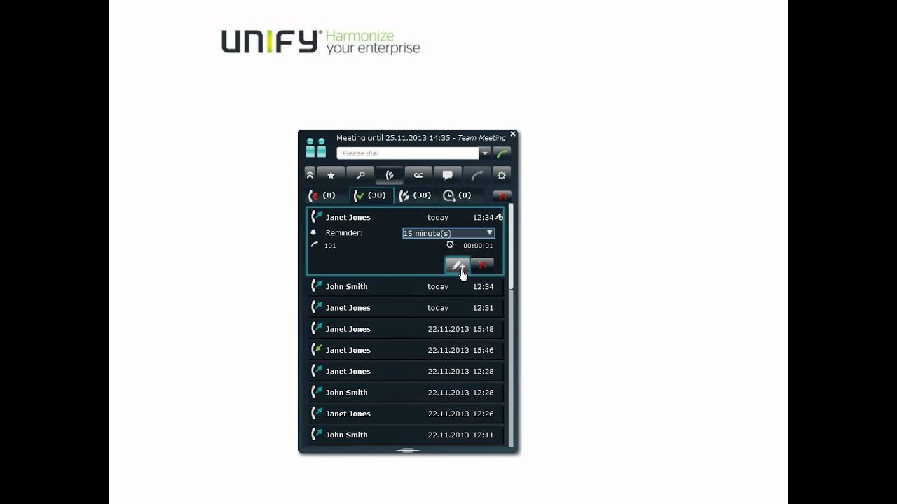 OpenScape Business V1 Video UC Smart - YouTube