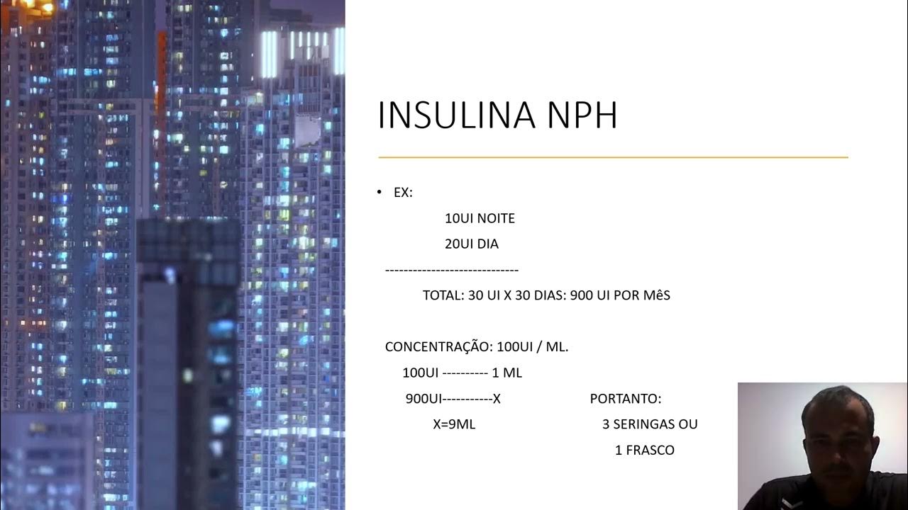 CALCULOS DE INSULINA NPH - YouTube