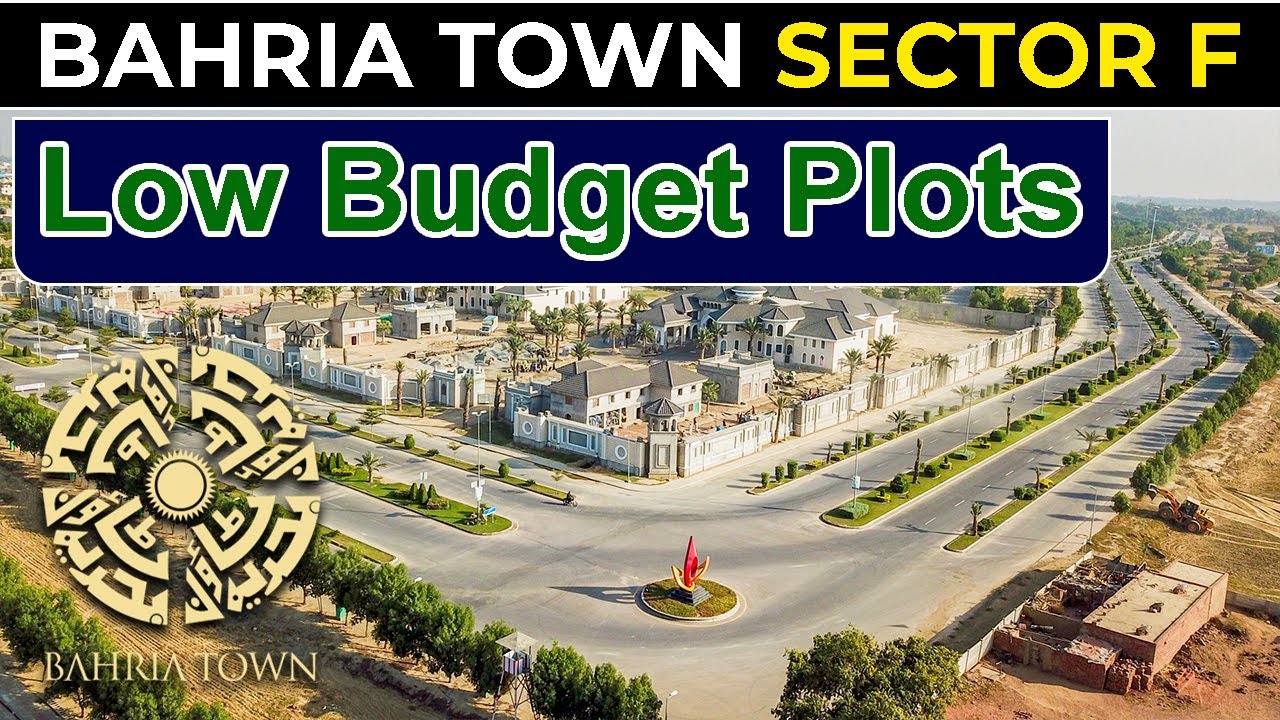 Bahria Town Lahore | Sector F | Low Budget Plots | Live Location Visit ...