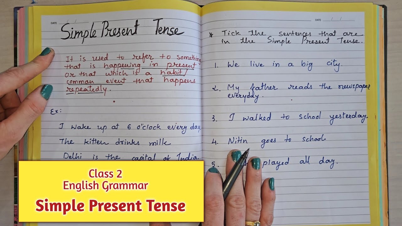 बच्चो को कैसे समझाए Simple Present Tense | Class 2 English grammar ...