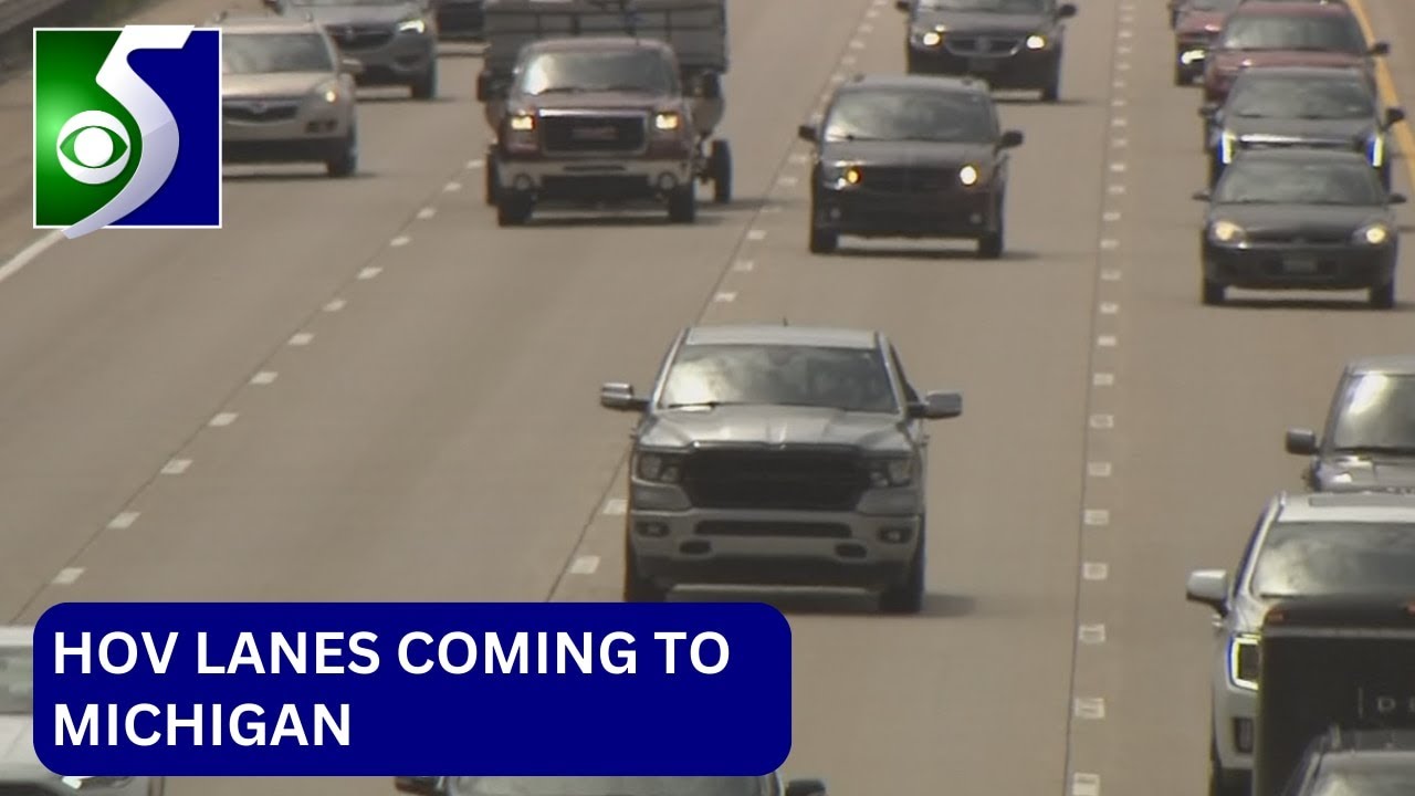 HOV lanes coming to Michigan; work on I-75 starting soon - YouTube