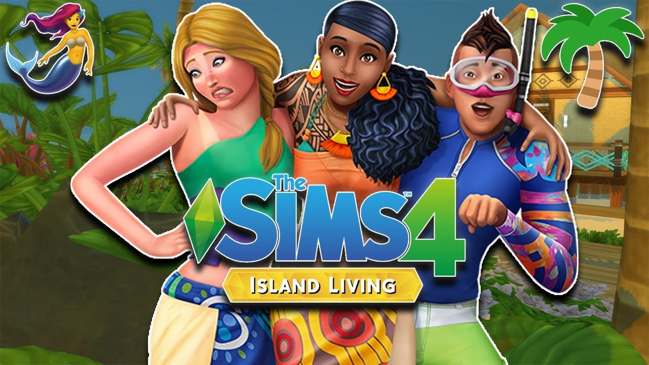 THE SIMS 4 - ISLAND LIVING 🧜‍♀️🌴| CREATE A SIM REVIEW (CAS, CREATE A ...