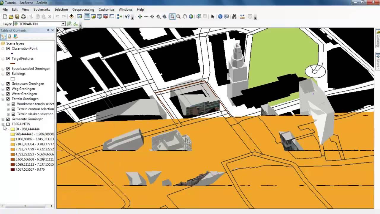 Create 3D in ArcScene - YouTube