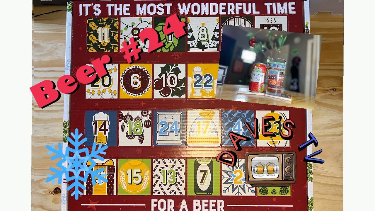 Aldi Christmas Beer Advent Calendar- Holiday Lager (Beer #24) #aldi # ...