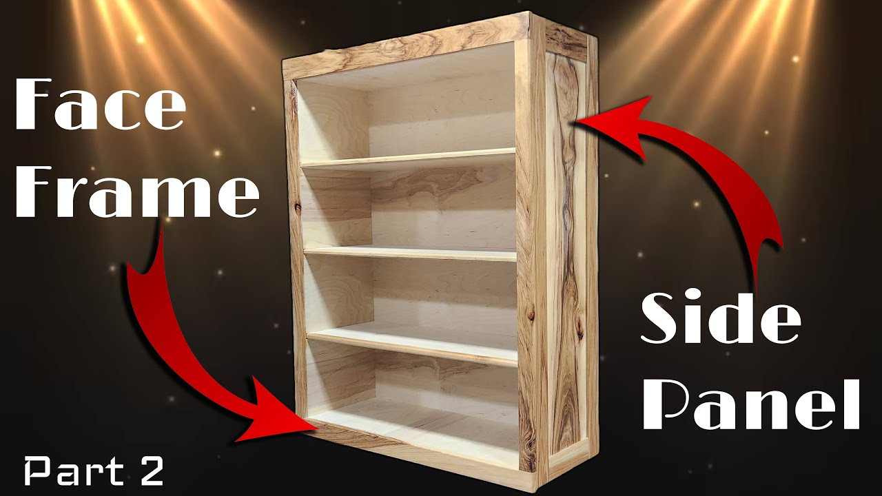 Building Kitchen Wall Cabinets - Part 2: Face Frames and Side Panels ...