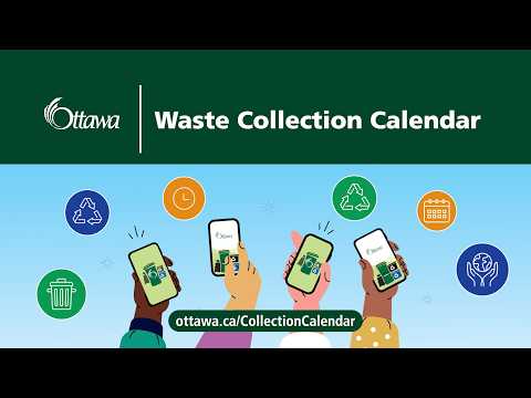 How to use the digital waste collection calendar