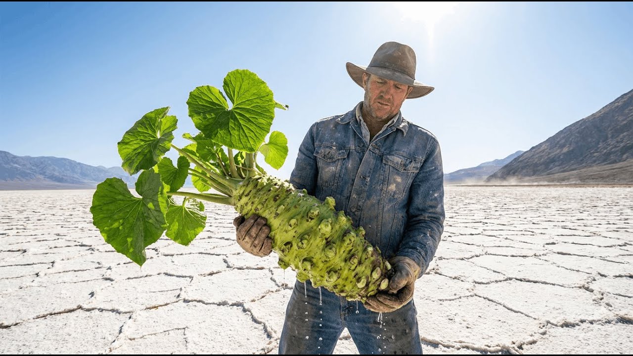 Growing Wasabi in DEATH VALLEY?? 😱 Millions Shocked by the Result ...