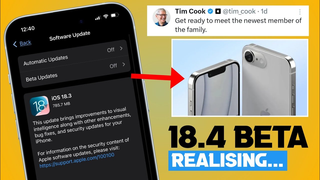 iOS 18.4 Beta Release Date | Apple SE 4 Release Date | iOS 18.4 Beta ...