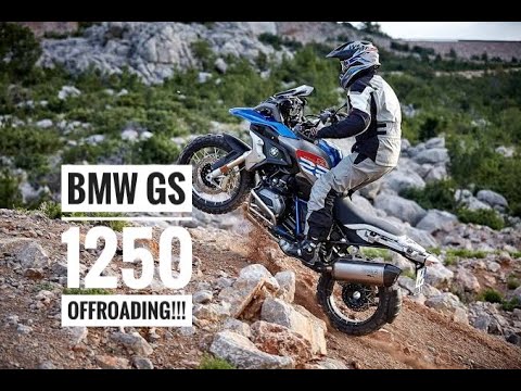 BMW GS 1250 R off road mode - YouTube