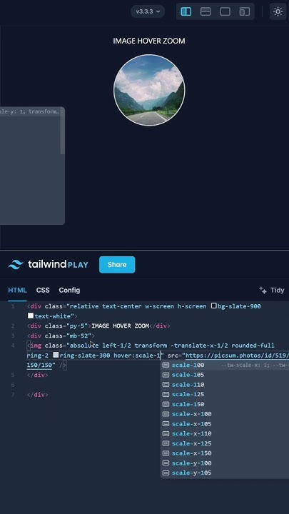 Cara membuat image hover zoom dengan TailwindCSS #web #css #image #hover #zoom #tailwindcss ...