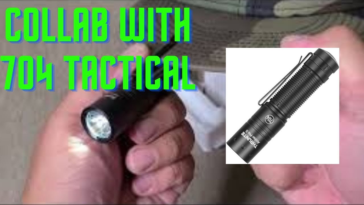 PINOY GEAR REVIEW THRUNITE 704 TACTICAL FLASHLIGHT - YouTube