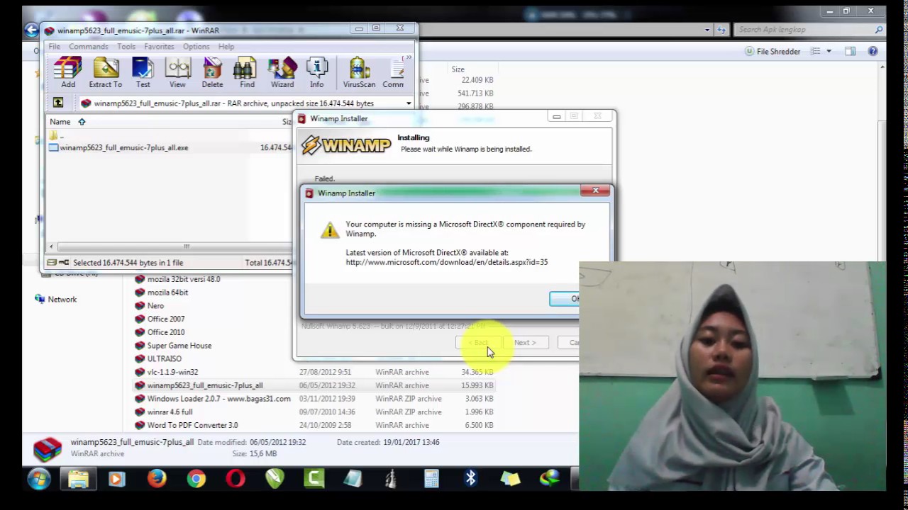 cara mudah dan simple menginstal winamp - YouTube