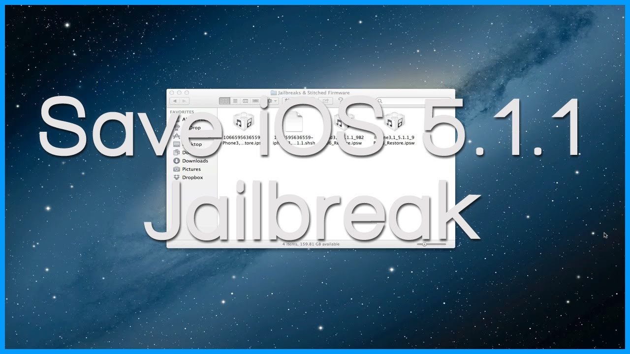 Permanently Save Your iOS 5.1.1 Untethered Jailbreak - YouTube