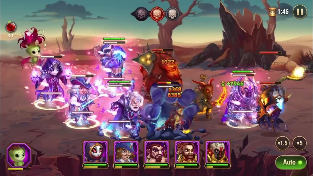 Hero Wars Stellar Team Vs Archdemon Chapter 8 Furnace Of Horror Youtube