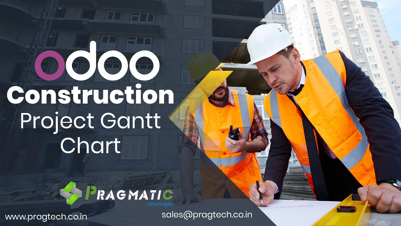 Odoo Construction Project Gantt Chart - YouTube