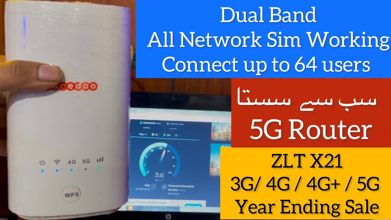 Cheap Price 5G Router in Pakistan || ZLT X21 Performance Review with ...