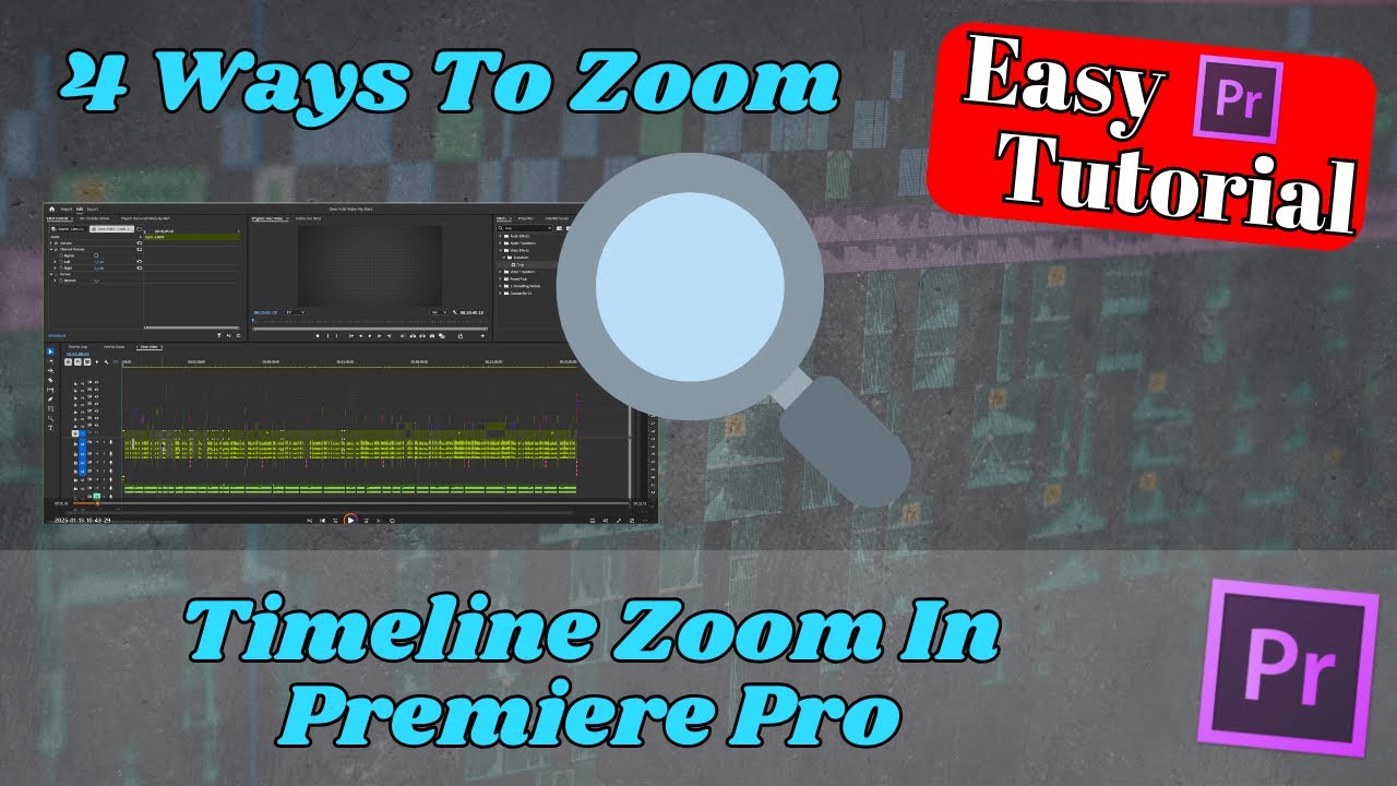 4 Ways to Zoom On Timeline Premiere Pro - 2 Min Guide - YouTube