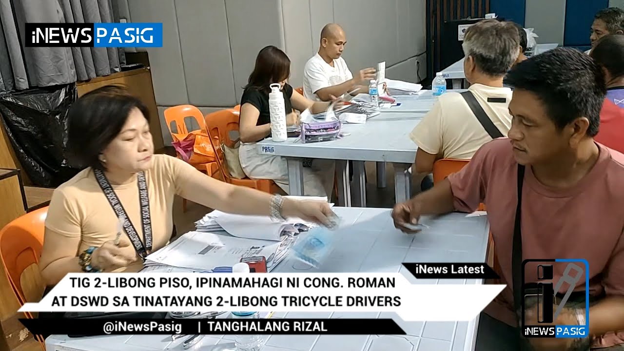 Tig 2-libong piso, ipinamahagi ni Con. Roman at DSWD sa 2-libong ...