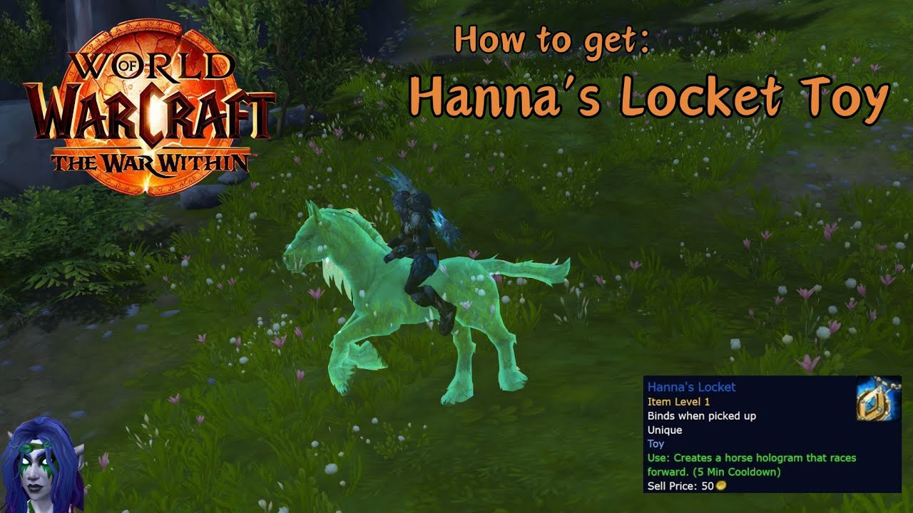 Hanna's Locket Horse Toy from the Isle of Dorn - YouTube