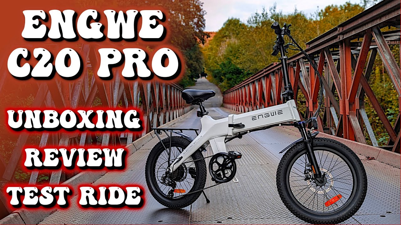 Engwe C20 Pro Test and review unboxing upgraded version 250 watt legal ...