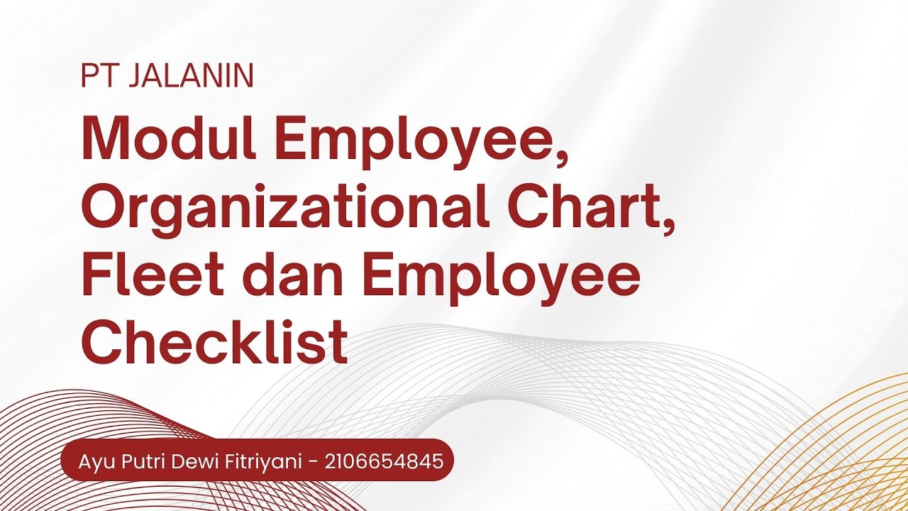 Hands On Modul Employee pada PT Jalanin - YouTube