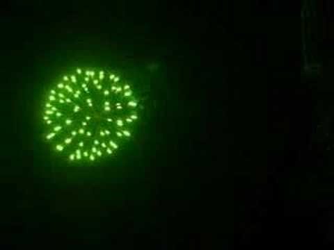 green peony display shell firework by jinyi fireworks - YouTube