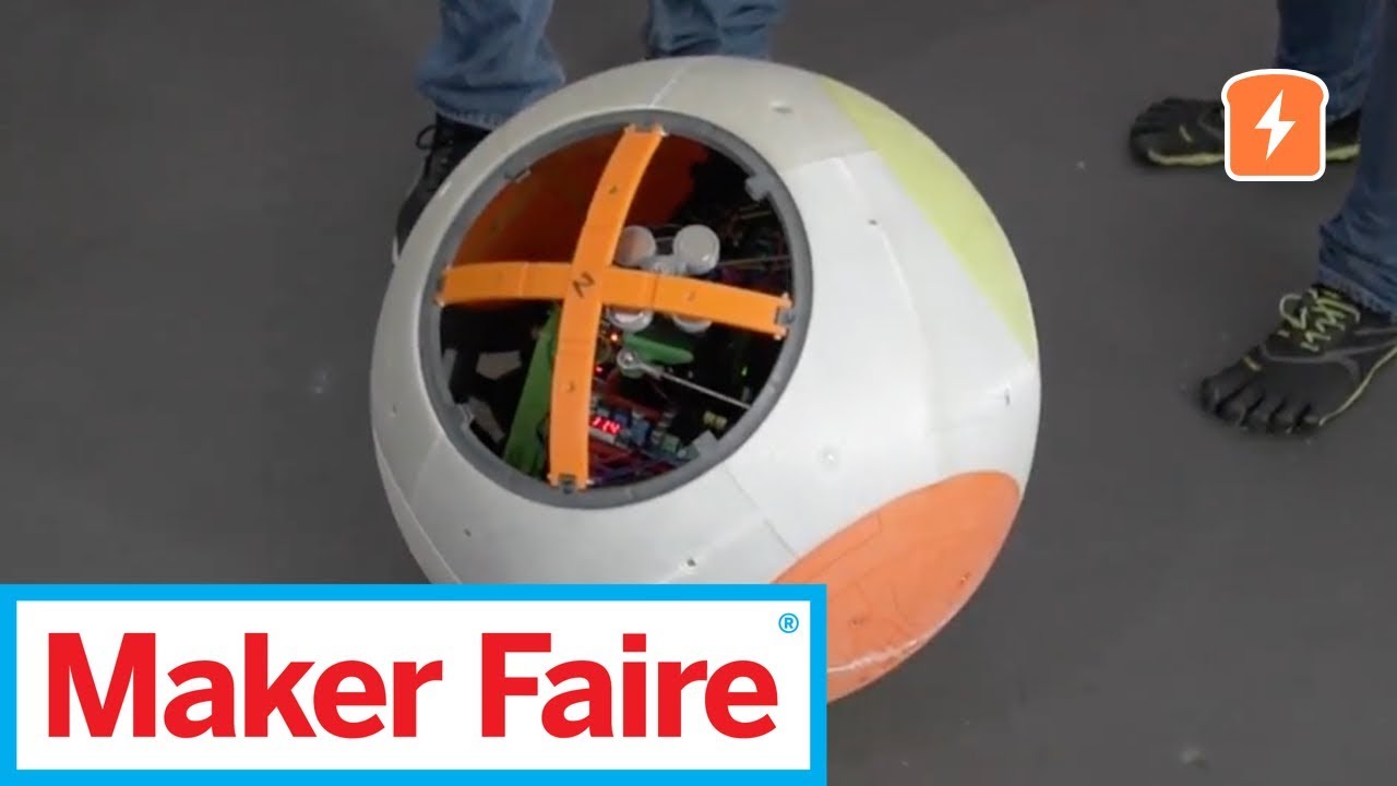 Real life Star Wars BB-8! - R2 Builders | Electronics Maker - YouTube