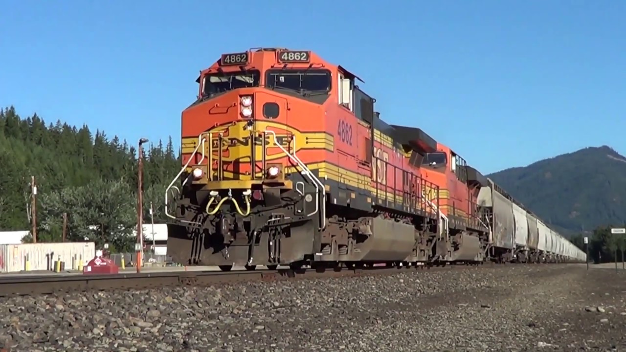 Part 01 - BNSF 4862 East at Easton, WA - 07-29-2017 - YouTube