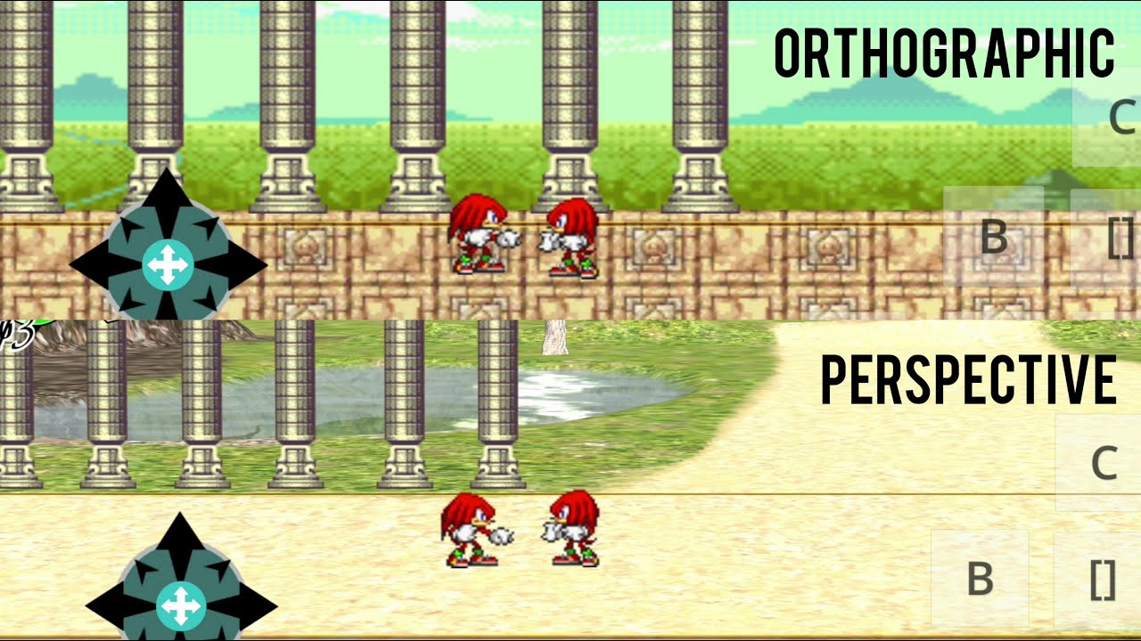 Unity2.5D - Orthographic and Perspective Camera Test (Achieved 60fps in ...