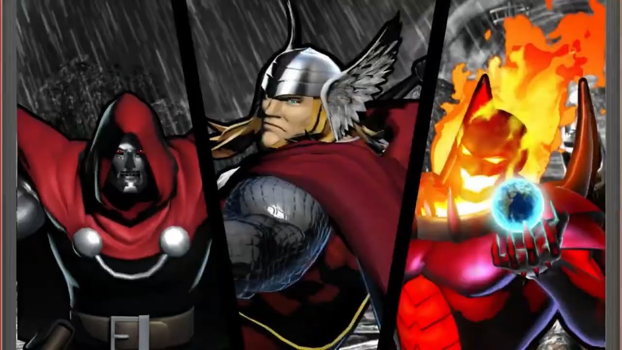 Ultimate Marvel vs Capcom 3: Thor, Doctor Doom, Dormammu arcade ...