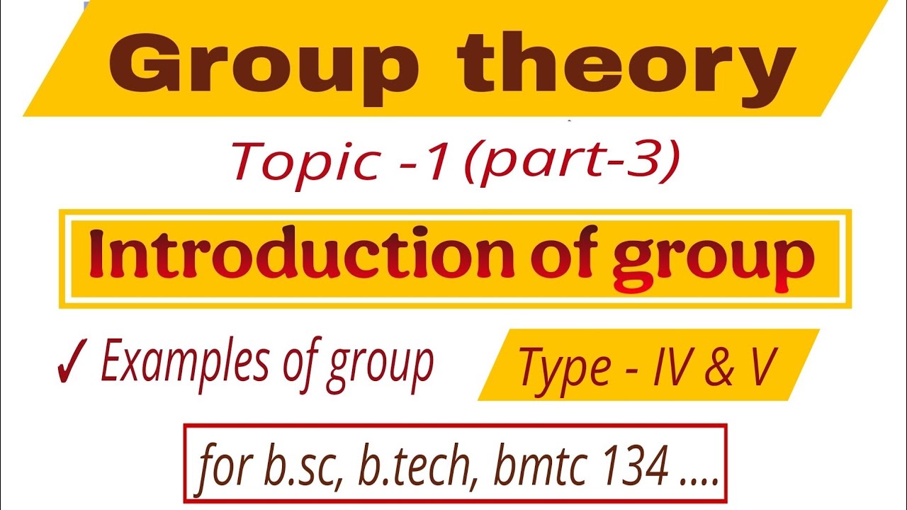 Examples of group|Group theory|examples of group|@vmatics444 - YouTube