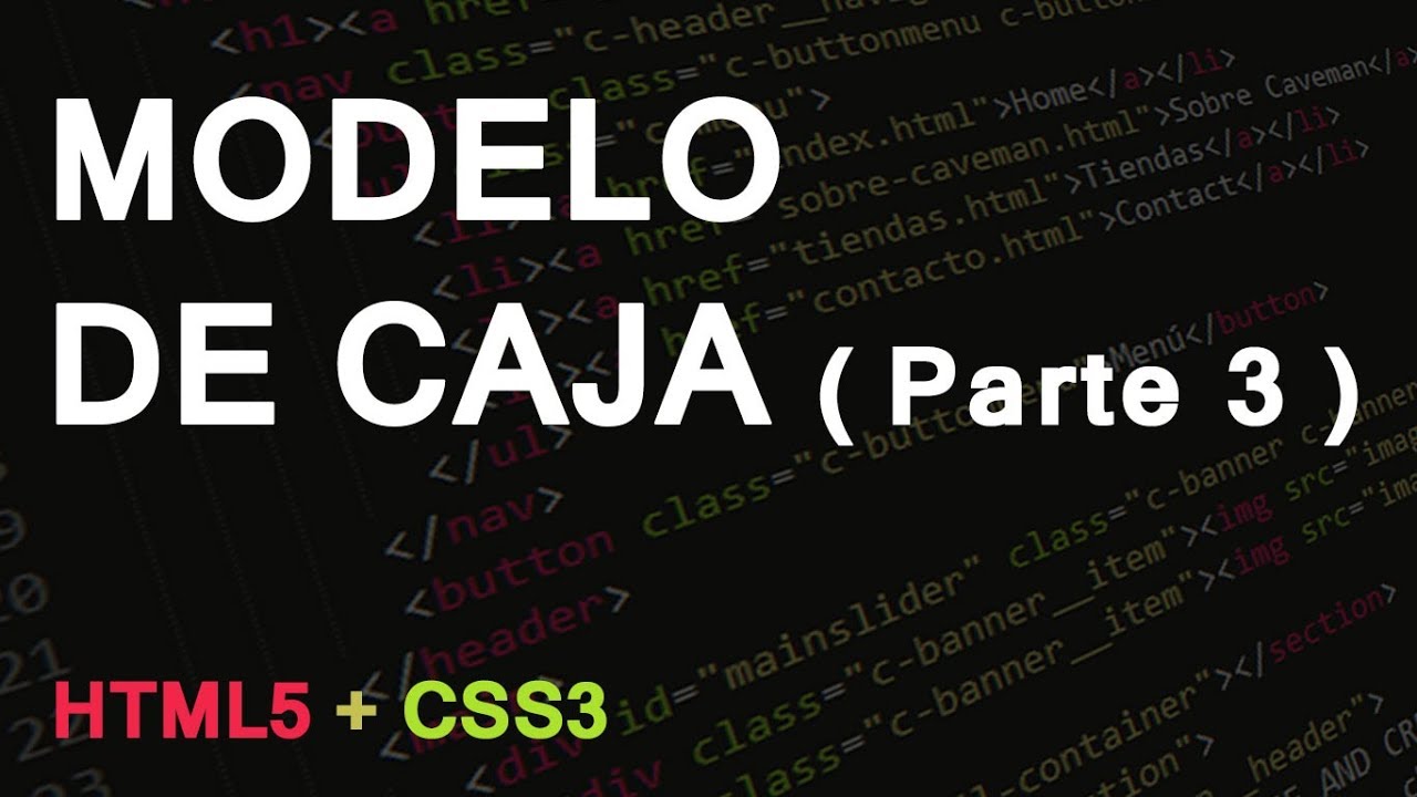 HTML5 - Modelo de Caja ( Parte 3 ) - YouTube