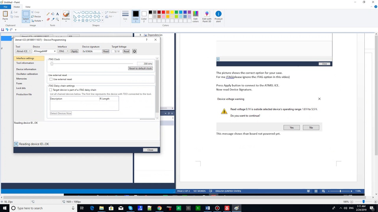 How to download firmware(from Atmel Studio using ATMEL ICE) - YouTube