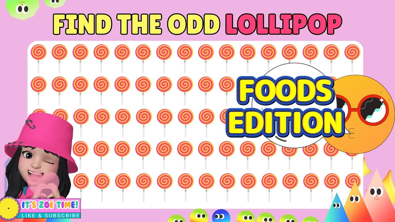 Spot the Odd Emoji Out in 10 Seconds! 🧐🍭🍟 Find the ODD One Out - FOOD ...