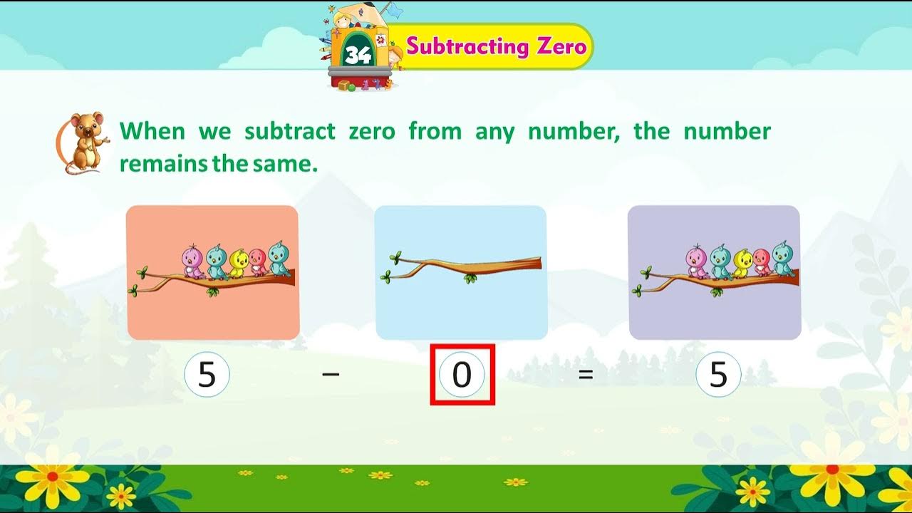 ch 34 | Blue Bird | Numeracy_Skills_Maths | UKG | Subtracting Zero ...
