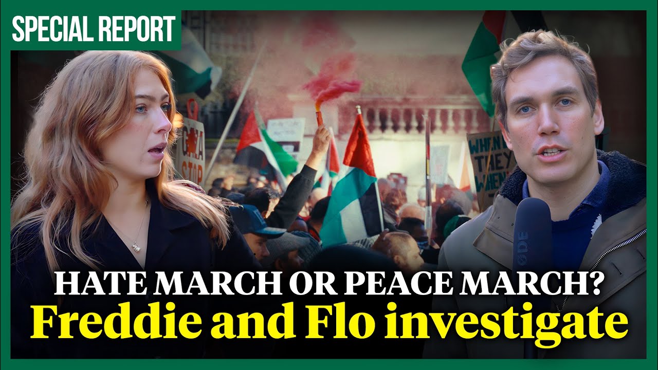 Hate march or peace protest? Freddie and Flo investigate the London ...