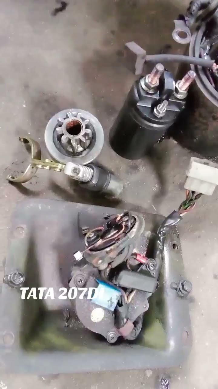 Tata cab alternator repair - YouTube
