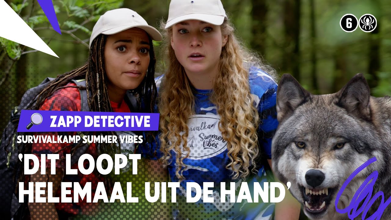 OP DE VLUCHT VOOR WOLVEN 😧🐺 | Zapp Detective | #6 Survivalkamp Summer ...